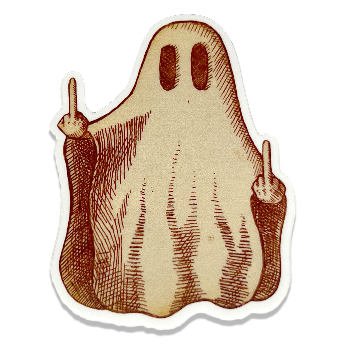 Ghost Boi Sticker | Spooky Cute Vinyl — Kimber Key